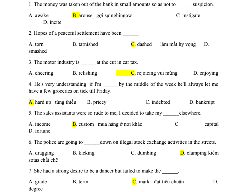 LEXICO & GRAMMAR - WORD FORM - OPEN CLOZE TEST with answers (48 pages ...